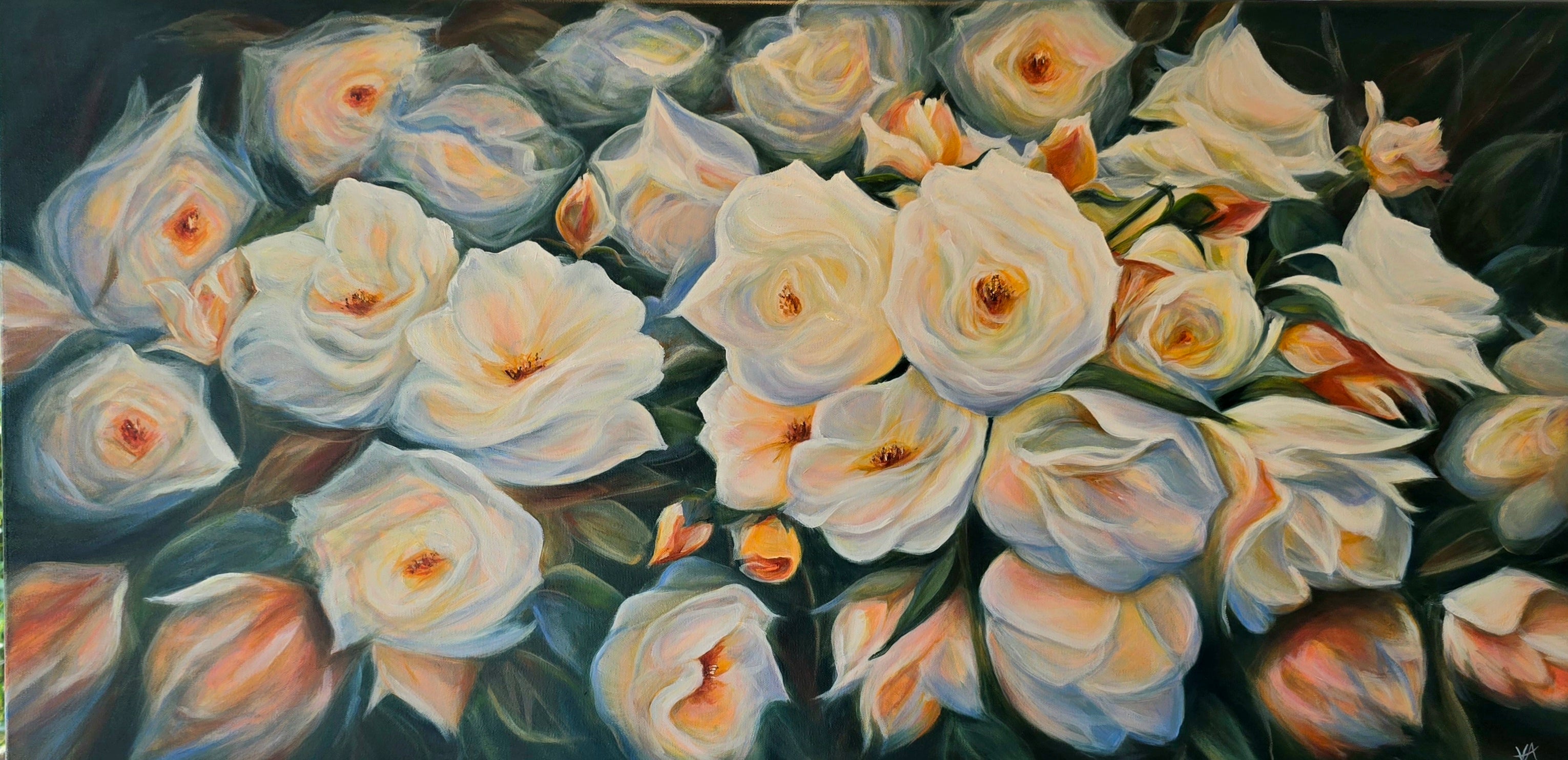 Vicki Andrews 'Summer roses' – Art Box Gallery Online